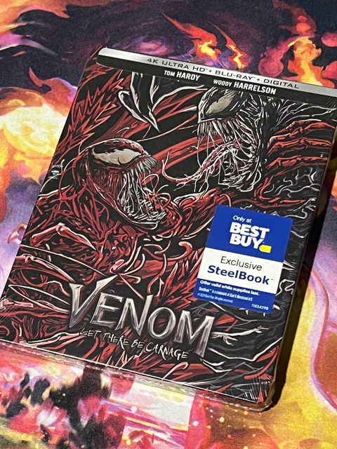 VENOM LET THERE Be Carnage 4K UHD + Blu Ray STEELBOOK Limited Edition Brand New £23.57 - PicClick UK