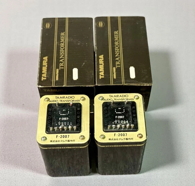 TAMURA F-2007 AUDIO Transformer pair rare USED JP £1,039.42 - PicClick UK