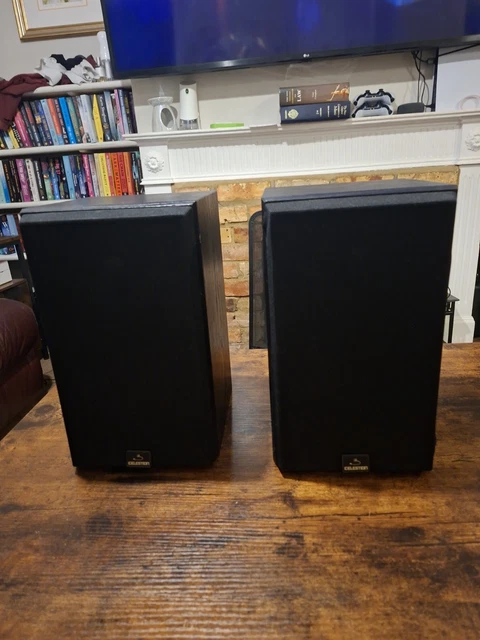 VINTAGE CELESTION 3 Mk2 Black Bookshelf Speakers 8 Ohm 10-75w Made In ...