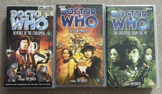 DOCTOR WHO VHS Bundle X3 Tapes (2 New/sealed 1 Used) - The Sun Makers £ ...