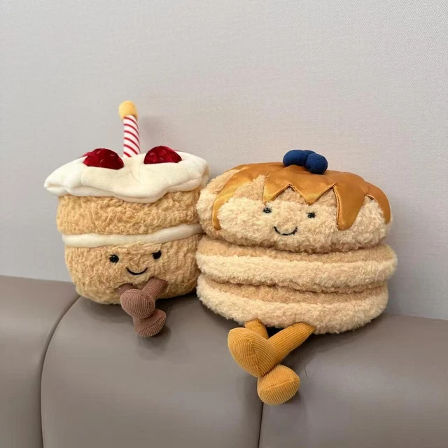 JELLYCAT AMUSEABLES FRAN Pancakes Stuffed Toy 18cm Plush Animal Soft ...