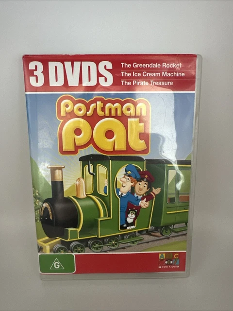 POSTMAN PAT 3 DVD Box Set Greendale Rocket, Ice Cream Machine & Pirate ...