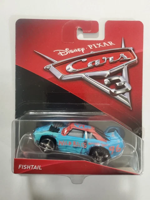 MATTEL DISNEY PIXAR Cars 3 FISHTAIL Thunder Hollow! 1:55 Nuovo! Raro ...
