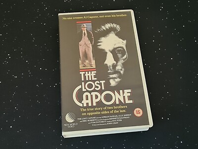 THE LOST CAPONE ~ New World VHS Big Box Ex Rental ~ Adrian Pasdar, Ally ...