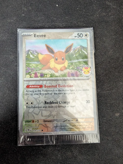 POKÉMON TCG EEVEE 2025 Day Promo Mint Reverse Holo Card 074/131 £5.43 - PicClick UK