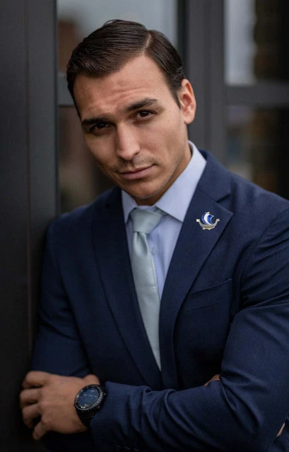 AKSEL HOLMSEN NORWAY Sterling Enamel VIKING Longboat Lapel Pin C. 1950 ...