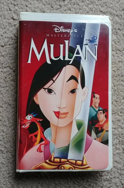 WALT DISNEY VHS MULAN ANIMATION Disney's Masterpiece Clamshell Case $4. ...