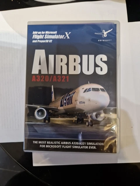 AIRBUS A320/A321 PC DVD Add-On Microsoft Flight Simulator Sim X FSX ...
