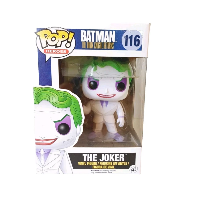 FUNKO POP! BATMAN The Dark Knight Returns #116 The Joker - Damaged Box ...