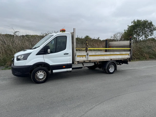 FORD TRANSIT 2.0 350 EcoBlue HD Leader dropside tail lift 2dr Diesel ...