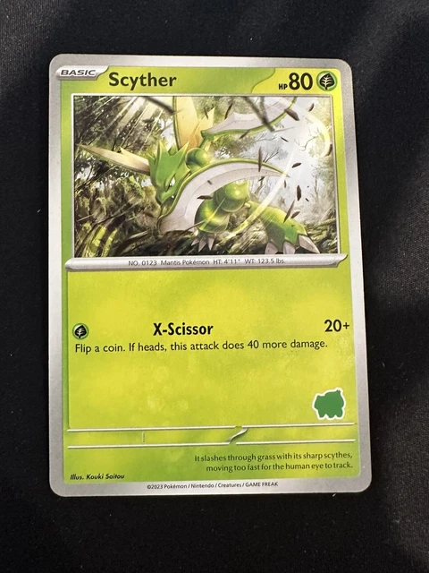 POKÉMON TCG SCYTHER Card My First Battle Bulbasaur Deck English $2.99 - PicClick AU