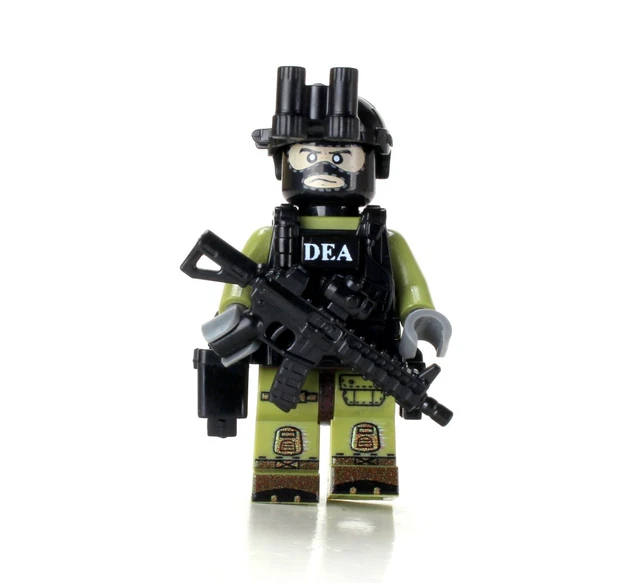 DEA SPECIAL RESPONSE Team SRT officier fabriqué avec une vraie figurine ...