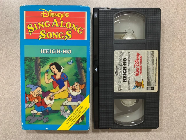 VHS DISNEYS SING Along Songs - Snow White: Heigh-Ho EUR 5,60 - PicClick FR