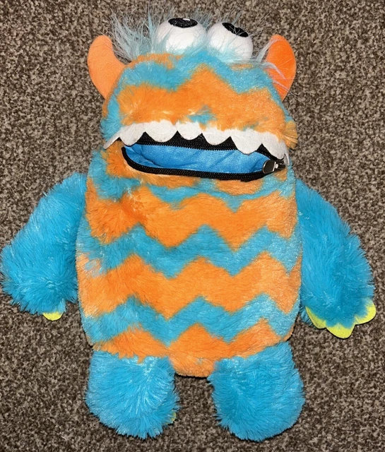 BLUE WORRY YUMMY Monster Cuddly Soft Toy Teddy Eating Nightmare Dreams ...