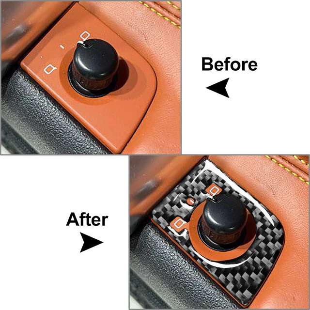 HOUSSE DE PANNEAU bouton de levage de fenêtre RHD garniture pour Audi TT 8N 2001-2006 2002 03 ...