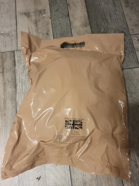 BRITISH ARMY ISSUE Cold Weather Arctic Ration Pack Menu 3 Chicken Korma ...