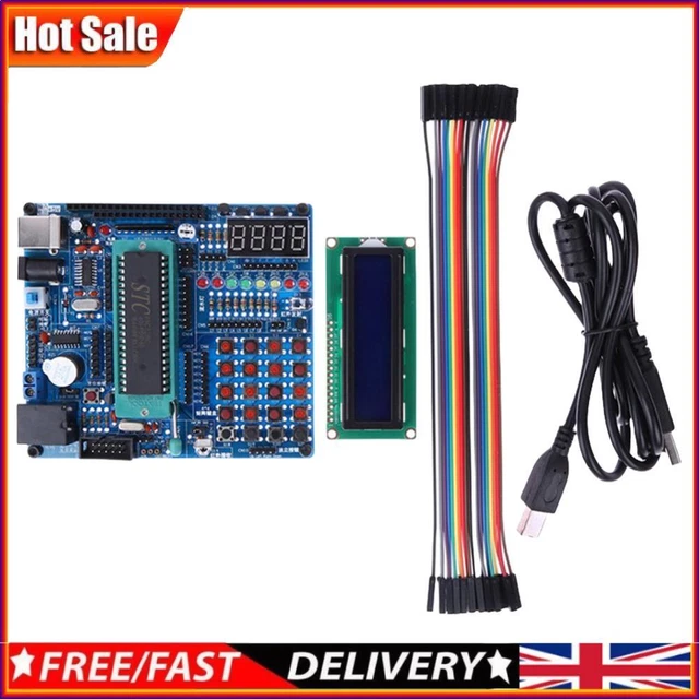 51 AVR DEVELOPMENT Microcontroller STC89C52 DIY Learning Board Kit DIY Kit £10.43 - PicClick UK