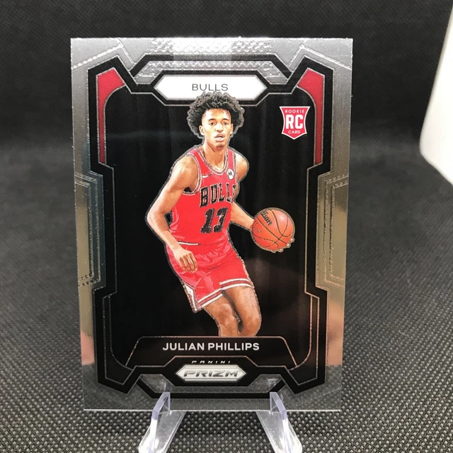CARTA ROOKIE JULIAN Phillips 2023-24 Panini Prizm RC #125 Chicago Bulls ...