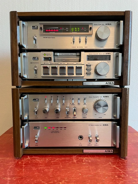 AIWA MINI COMPO 22 RACK HiFi System 22 P22 C22 L22 R22 EUR 1.300,00 ...