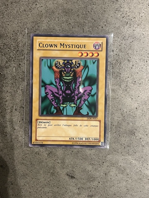 CARTE CARD YU-GI-OH Konami 1996 Edition Clown Mystique DDK-F017 Très Bon État Fr EUR 1,90 ...