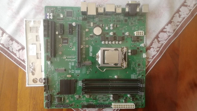 FOR ASUS PRIME B360M-C Motherboard Support DDR4 64GB VGA+DVI+ 100% Test ...