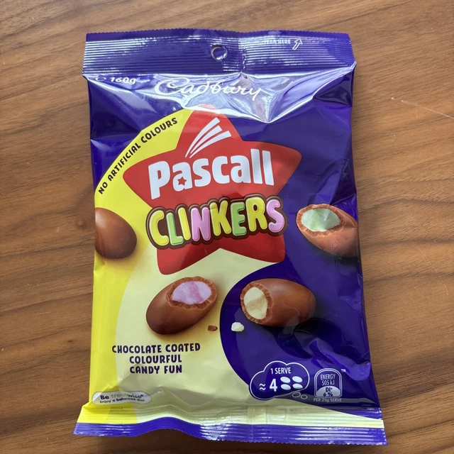 CADBURY PASCALL CLINKERS 160g £19.89 - PicClick UK