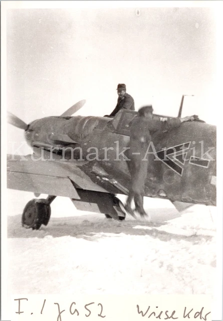 Q083 FOTO Wehrmacht Archiv Repro Luftwaffe Flugzeug Me109 Kdr Wiese ...