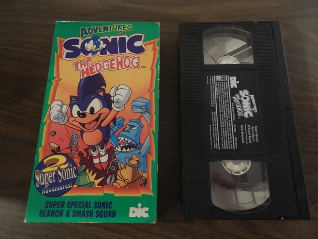 ADVENTURES OF SONIC The Hedgehog Sega Dic Vhs Cartoon Super Search ...