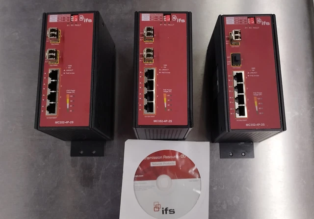 INTERLOGIX SCHALTSCHRANK POE Switch IFS MC352-4P-2S-V2 SFP, 4Port ...