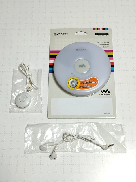 SONY D-EJ002 WALKMAN Portable CD Player blue Operation Confirmed Used ...