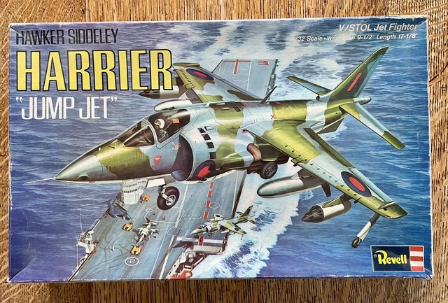 REVELL HAWKER SIDDELY Harrier Jump Jet 1/32 Model Kit £25.00 - PicClick UK