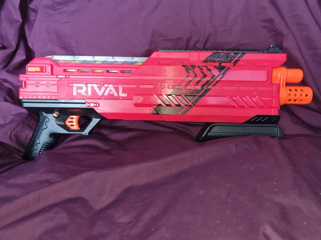 NERF RIVAL ATLAS XVI-1200 BLASTER GUN toy gun TEAM RED Fully Loaded £7. ...