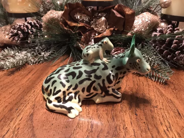 COWS ON PARADE Mini Moo Figurine Mother Frog No. 9207 $20.70 - PicClick CA