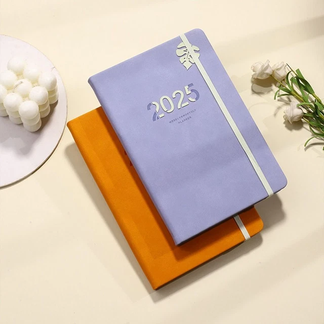 ENGLISH 2025 SCHEDULE Planner Notepad 12 Months Diary Writing Pads ...