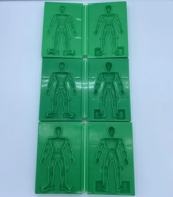 90’S MIGHTY MORPHIN Power Rangers Play Doh Mold Rose Art Lot Of 3 ...