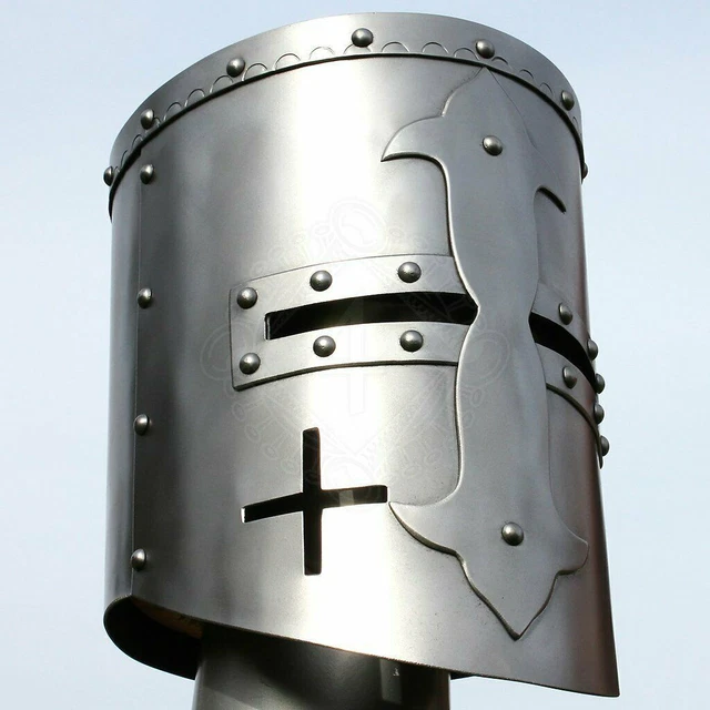 TEMPLIER CRUSADER MÉDIÉVALE Casque Jeu de Rôle Armure Bataille Warrior ...