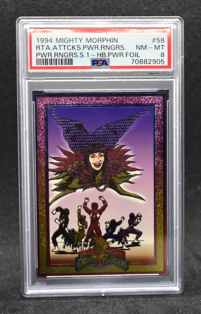 1994 MIGHTY MORPHIN Power Rangers #58 Rita Attacks The Rangers Power ...