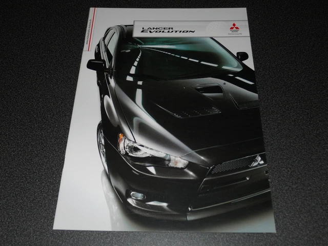 MITSUBISHI LANCER EVOLUTION X brochure catalogue documentation ...