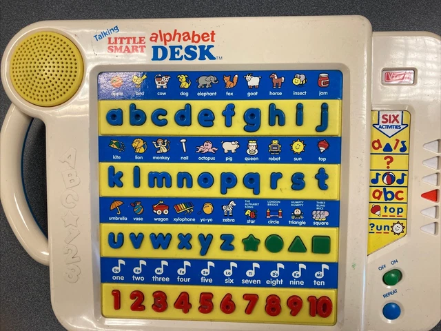 VINTAGE VTECH TALKING Little Smart Alphabet Desk Electronic Learning ...