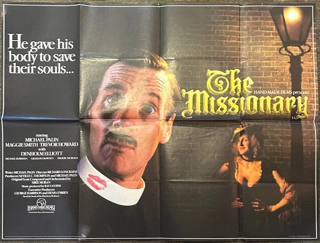 IL MISSIONARIO ORIGINALE 30x40 Britannico Quad Film Poster Michael ...