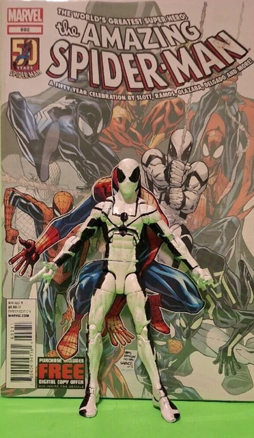 MARVEL LEGENDS FUTURE FOUNDATIONS SPIDER-MAN **CUSTOM REPAINT** + GREAT ...