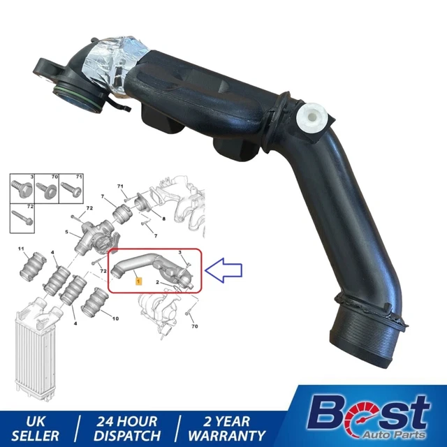 AIR INTAKE RESONATOR For Citroen C4 Berlingo Peugeot Partner Tepee 3008 1.6 Hdi £39.99 - PicClick UK