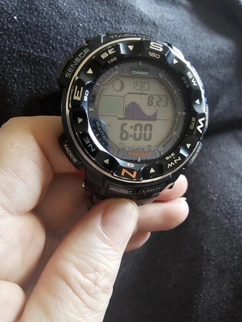 CASIO PRO TREK PRW-2500 Protrek Triple Sensor Tough Solar Watch £60.01 - PicClick UK