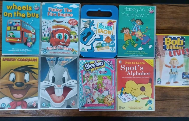 KIDS DVD BUNDLE - Mr Men - Finley - spot - Bob The Builder £6.00 ...