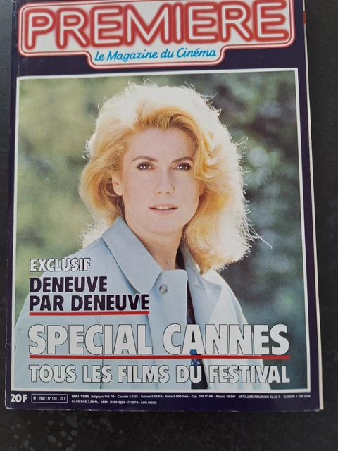 MAGAZINE PREMIÈRE NUMÉRO 110 Mai 86 Spécial CANNES Exclu Catherine ...