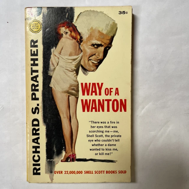 VINTAGE PAPERBACK RICHARD S Prather "Way of a Wanton" Shell Scott ...
