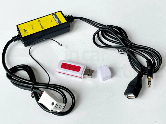 AUDI USB + Entrée Auxiliaire Adaptateur A2 A3 A4 S4 R8 Tt IPHONE 3.5mm ...