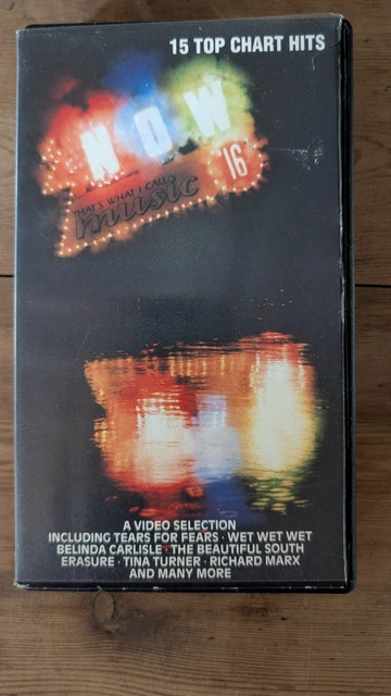 NOW THAT'S WHAT I Call Music 16 - VHS Video Tape - 15 TOP CHART HITS £ ...