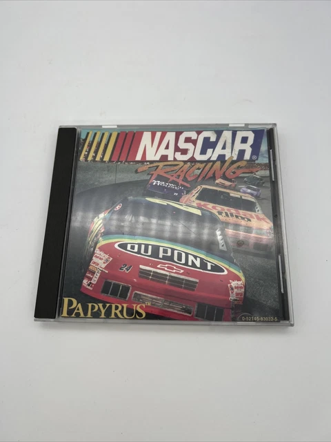 NASCAR CAR RACING PC CD-Rom Video Game By Papyrus 1994 $6.50 - PicClick