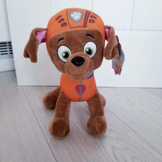PAW PATROL ZUMA Dog Soft Toy Blush Orange Helmet BNWT £15.95 - PicClick UK